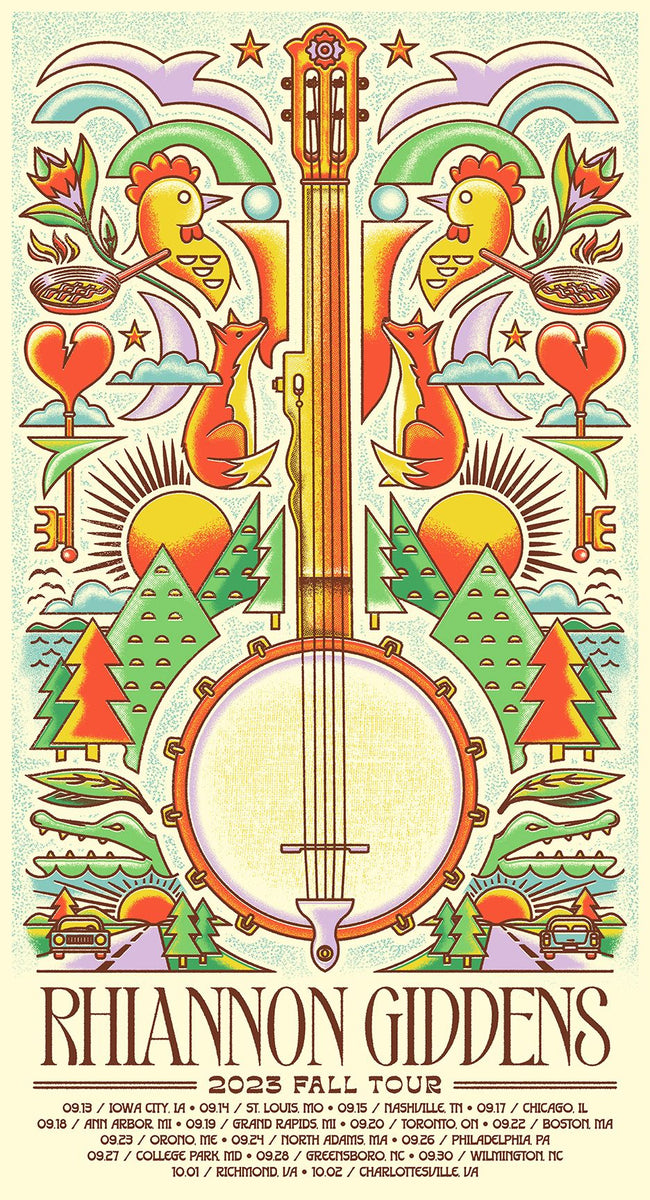 Giddens You're the One Tour Poster – Rhiannon Giddens Official Webstore