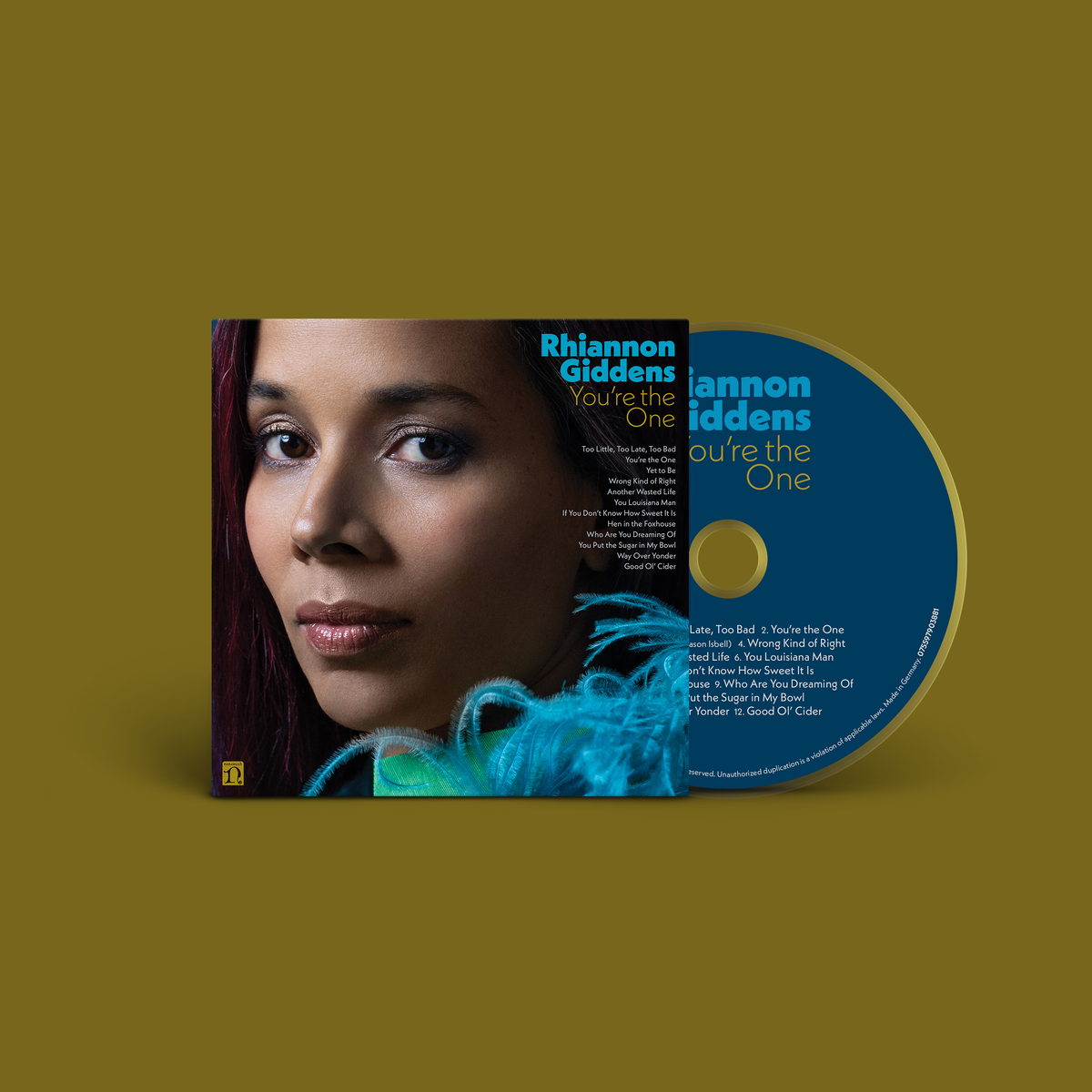 CD - YOU'RE THE ONE – Rhiannon Giddens Official Webstore